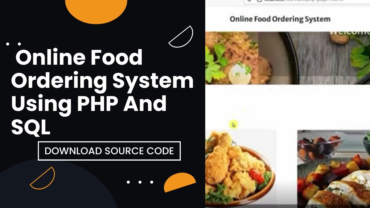 Online Food Ordering System in PHP, Mysql Free Download - YouTube