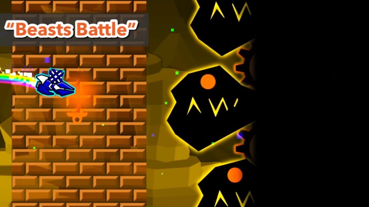 Geometry Dash | Level: “Beasts Battle” - YouTube