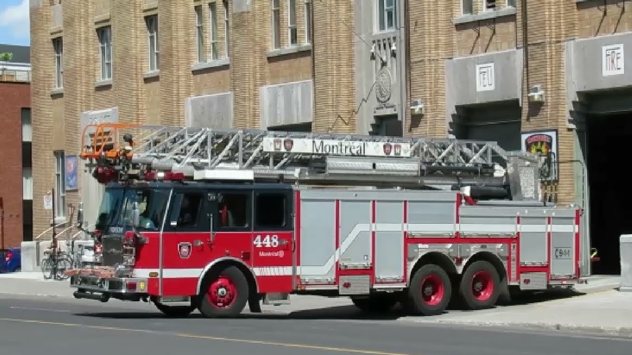 MONTREAL FIREMEN RESPONSES FROM STATIONS 48 & 10 - FRIDAY JUNE 7, 2019 ...
