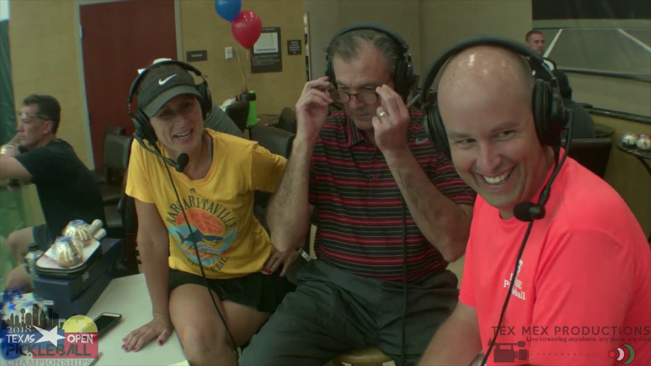 TEXAS OPEN PICKLEBALL CHAMPSIONSHIPS interview with MATT WRIGHT LUCY ...
