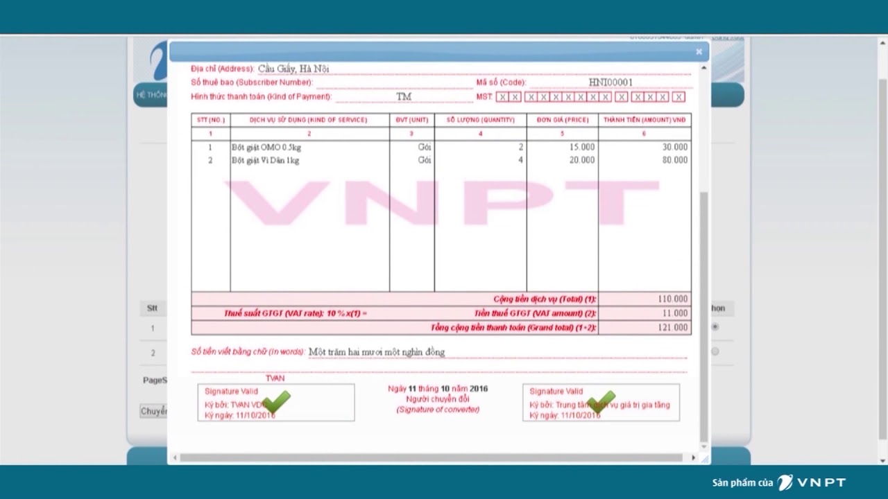 Hướng dẫn chuyển đổi hóa đơn điện tử VNPT-Invoice Phần 6 - YouTube