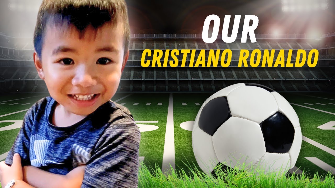 Our Little Cristiano Ronaldo in the Making! ⚽🌟 - YouTube