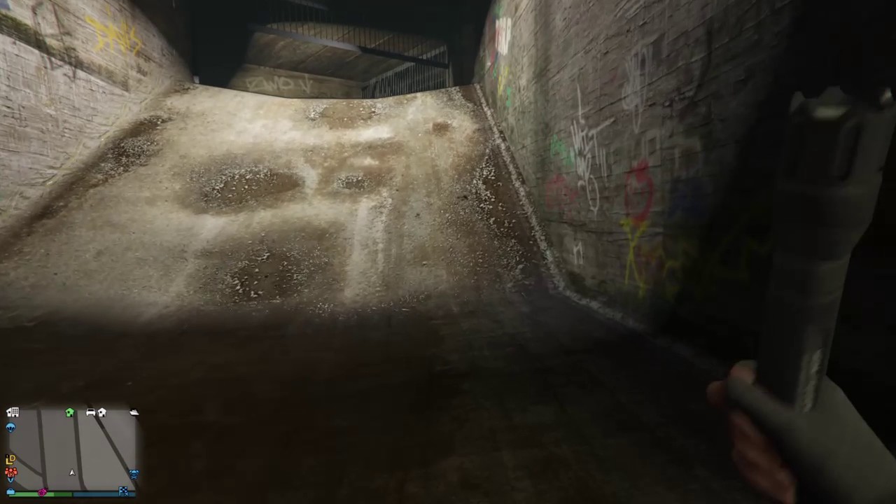 Gta5 exploring secret underground sewer - YouTube