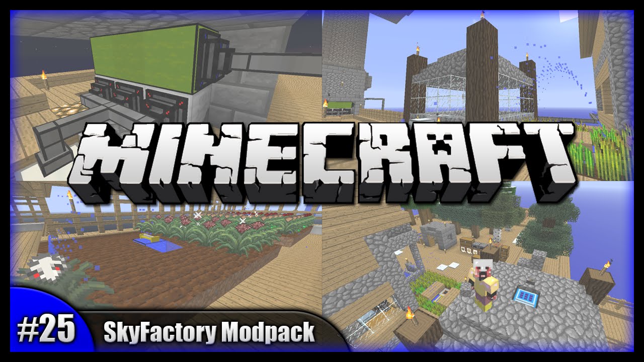 Ghast Seeds & Auto Mob Spawner! || Minecraft SkyFactory Modpack (Modded ...