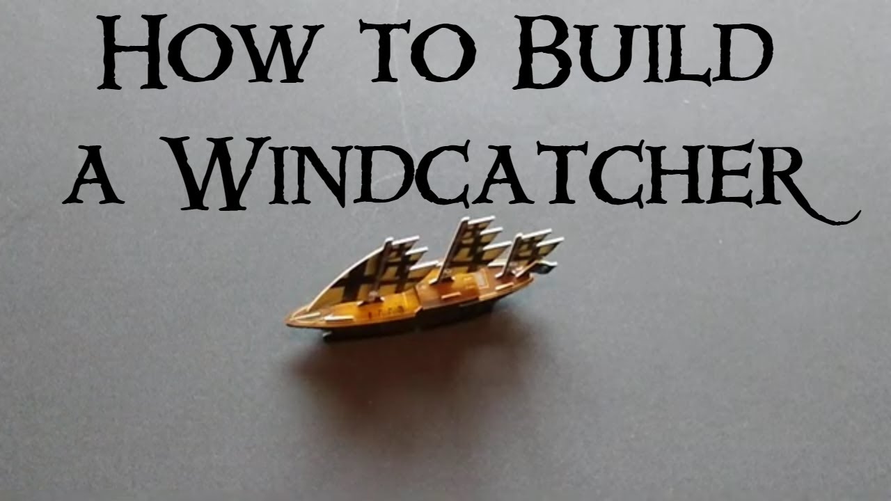 How to Build a Windcatcher for Wizkids Pirates CSG - YouTube