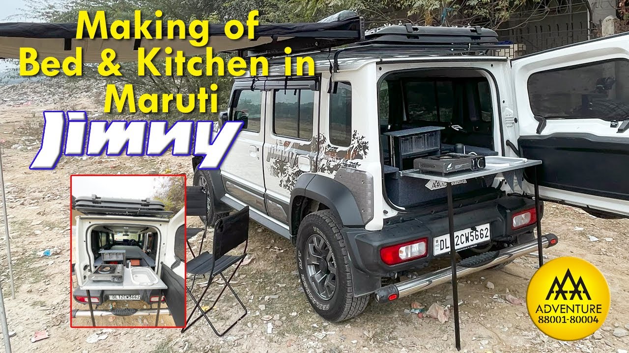 Making of Bed & Kitchen in Maruti Jimny......#jimny #maruti # ...