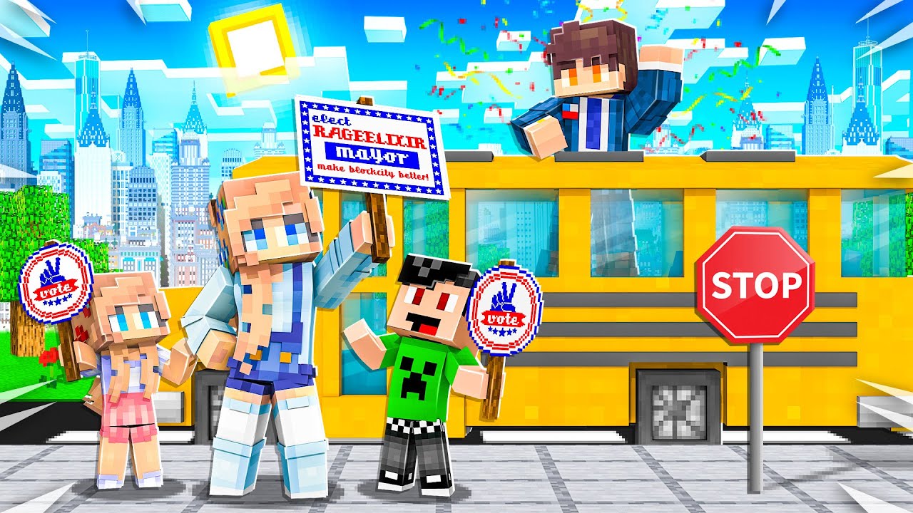 Running for Mayor in Minecraft Block City! - YouTube