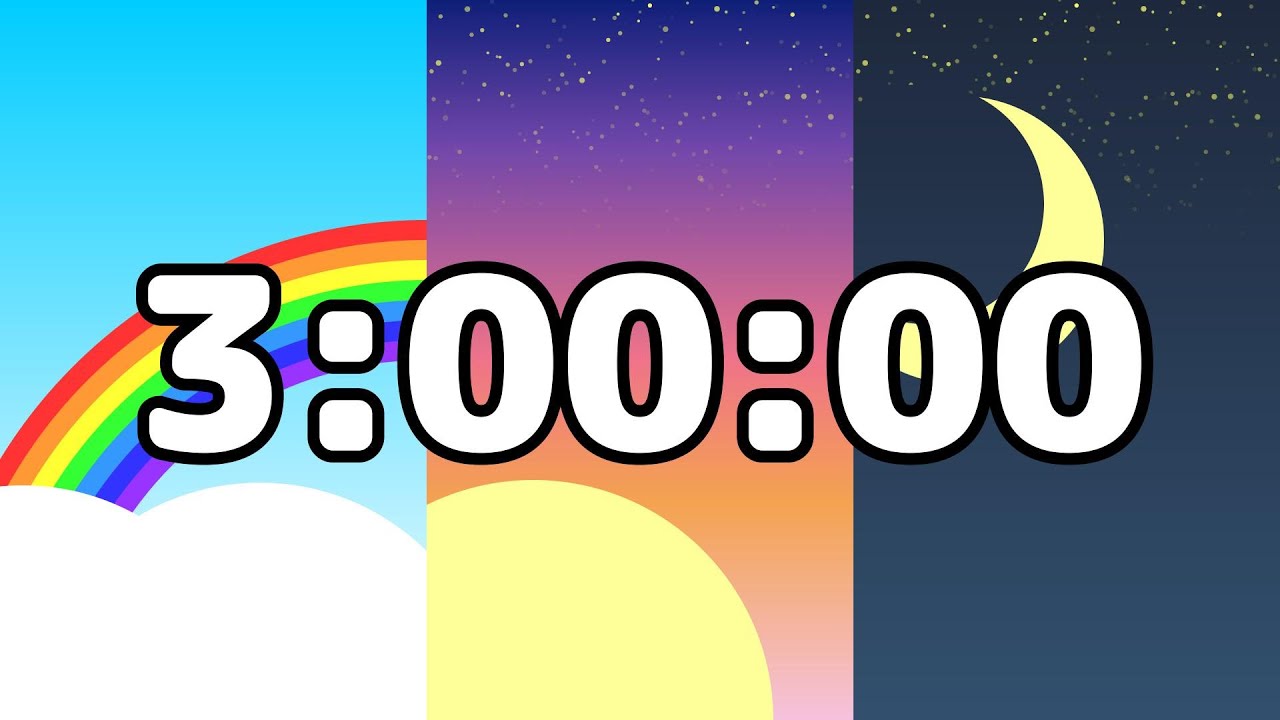 3 Hours Timer ‐ Countdown in a Day - YouTube
