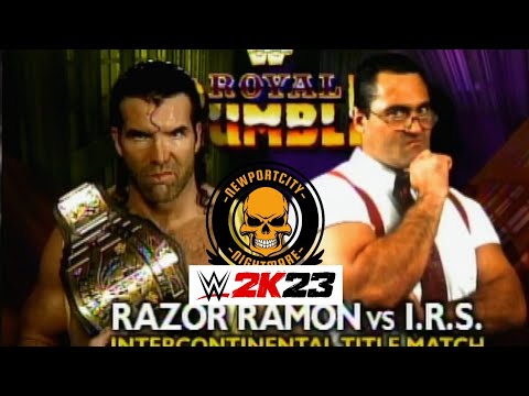 WWE 2K23 - Razor Ramon vs I.R.S - Royal Rumble 1994 - IC Championship ...