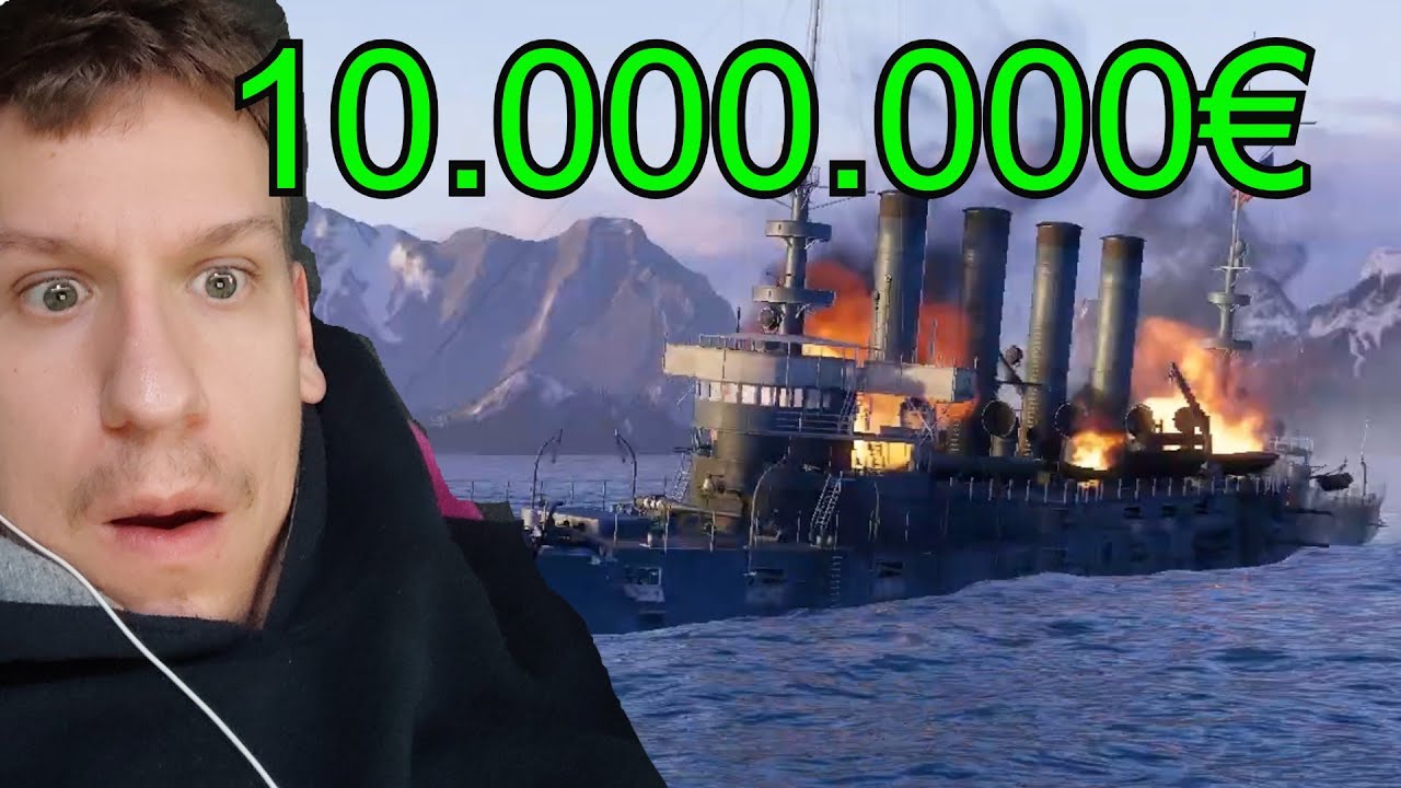 Kupu Ladjo za 10.000.000€ World of Warships - YouTube