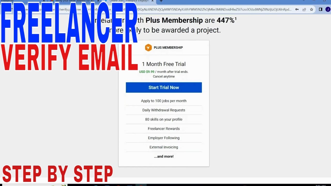 How To Verify Email On Freelancer 🔴 - YouTube