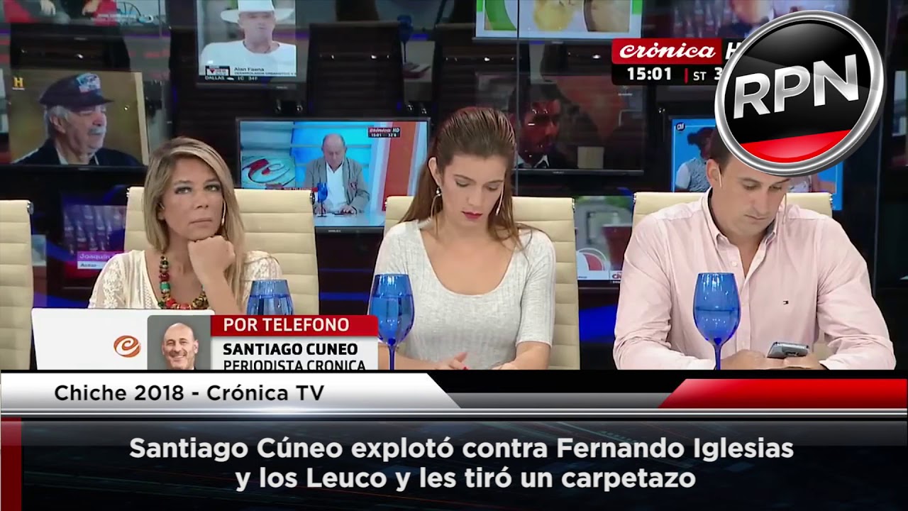 Santiago Cúneo explotó contra Fernando Iglesias, los Leuco y repartió ...