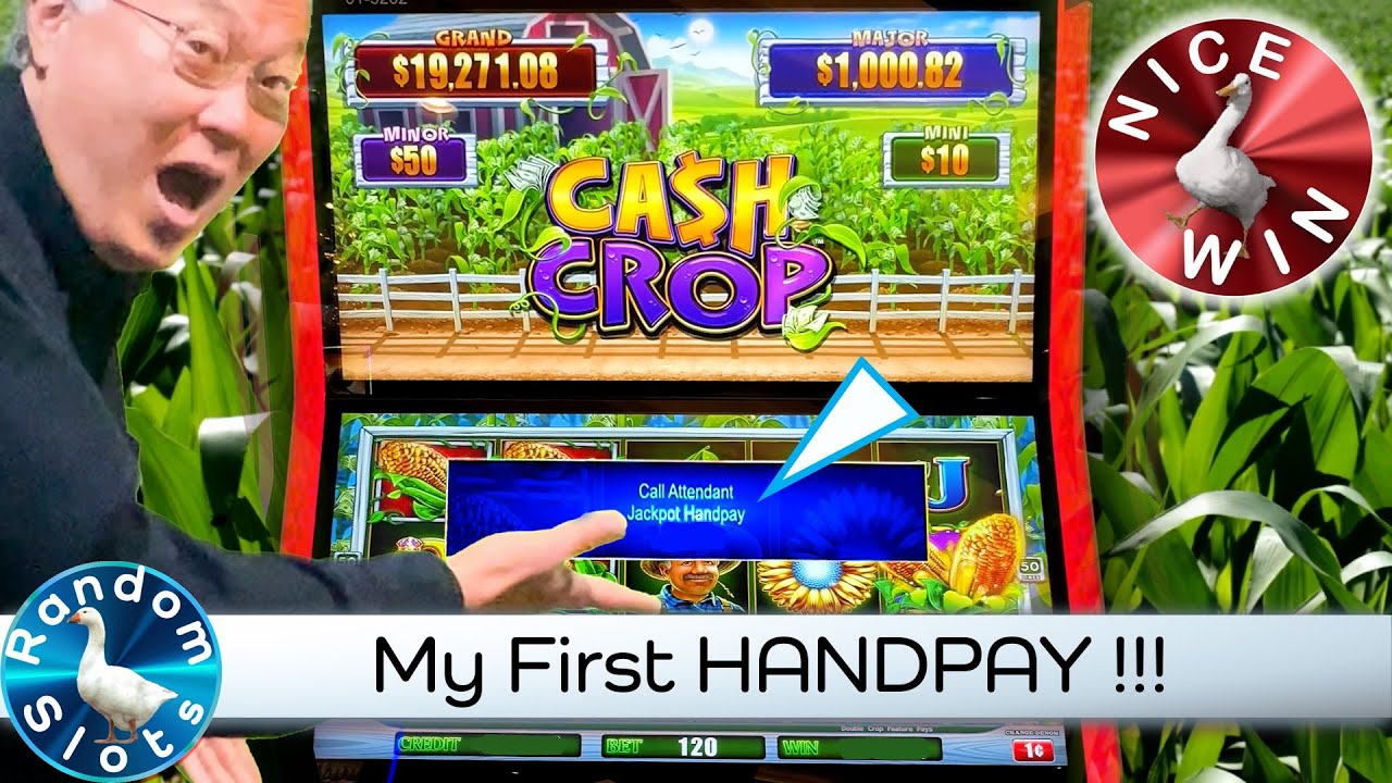 Cash Crop Slot Machine Try #10 Double Corn and Handpay - YouTube