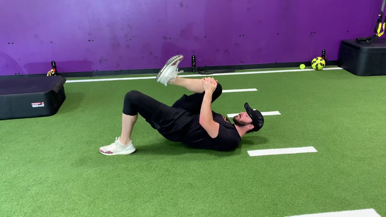 Single Leg Glute Bridge w/ Leg Lock - YouTube