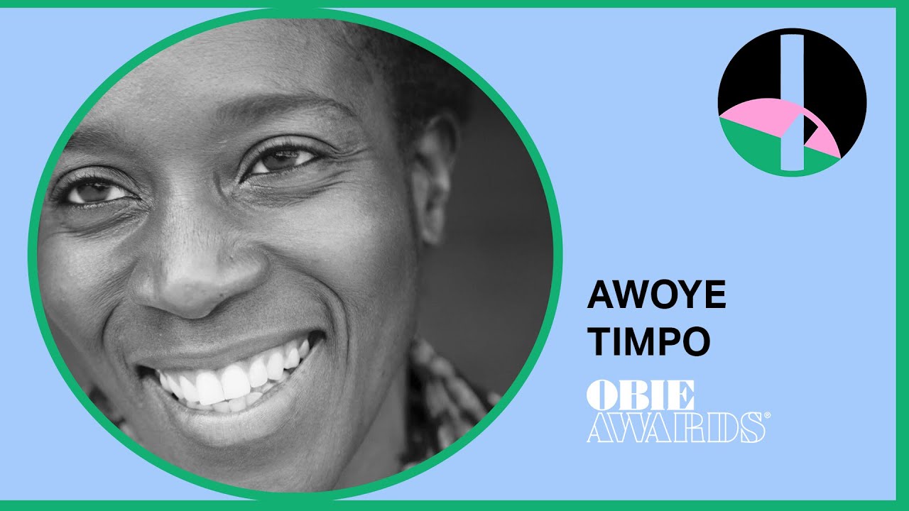 66th Obie Awards: Awoye Timpo Acceptance Speech - YouTube