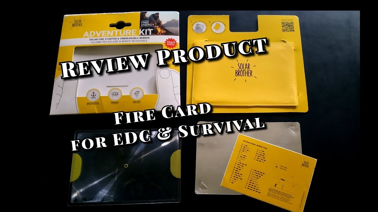 Review Fire Card & Jenis Tinder Alam yang paling mumpuni untuk EDC ...