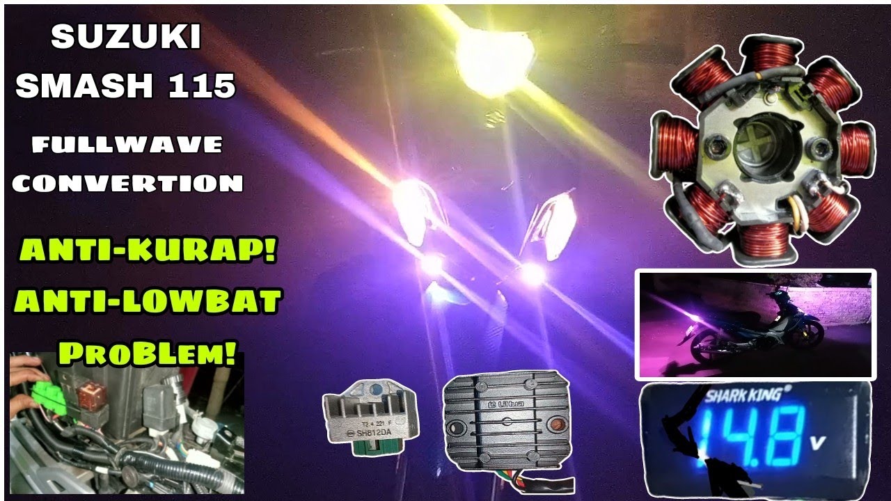 SUZUKI SMASH 115 | PAANO MAG-FULLWAVE | BATTERY OPERATED PROPER ...