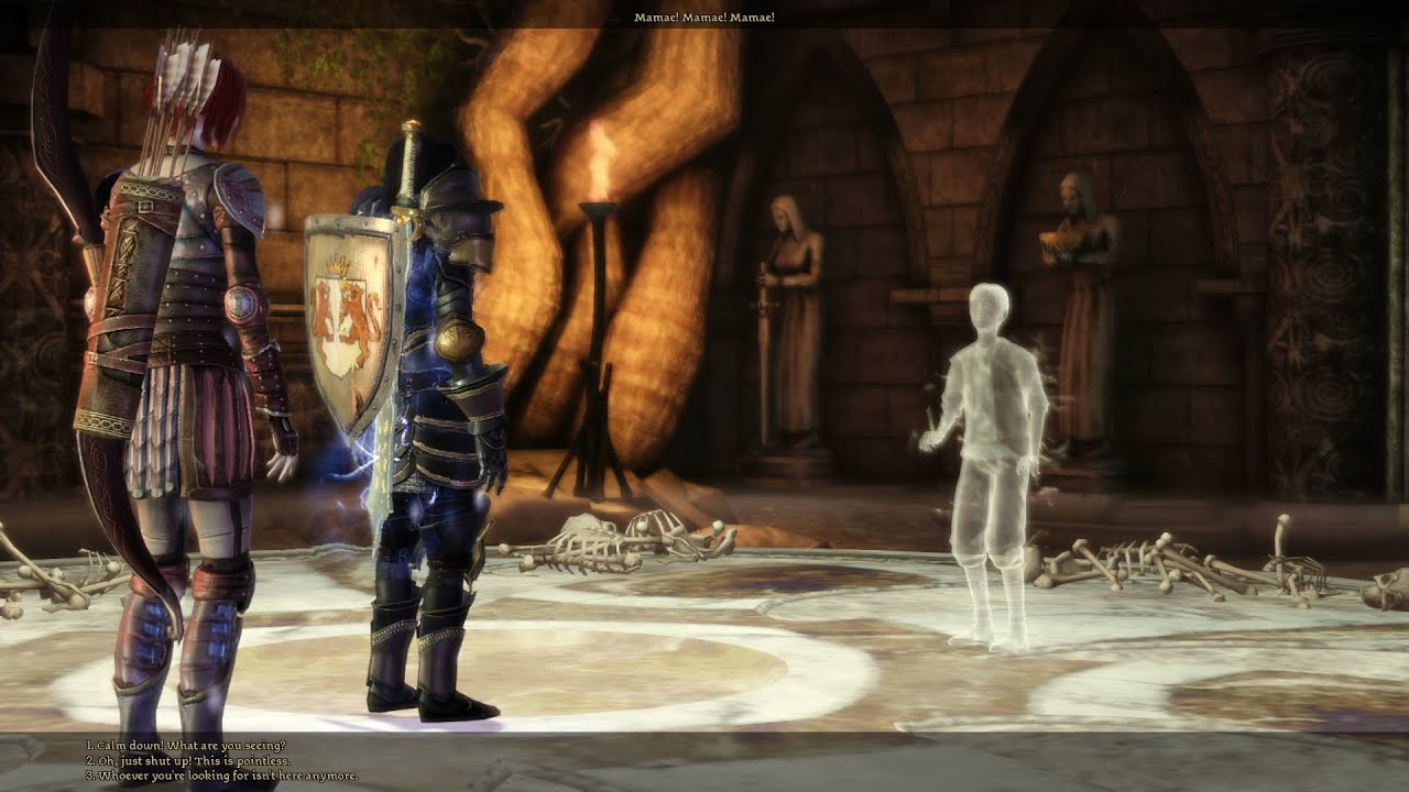 DA:O Nightmare (HD) - Elven Ghosts - YouTube