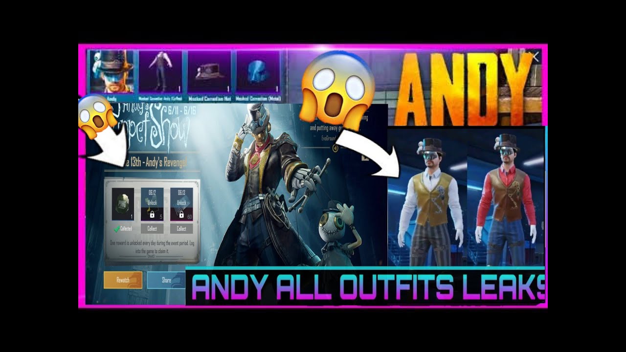 ANDY CHARACTER EVENT IS HERE, OFFICIALLY RELEASE DATE CONFIRM ANDY ...