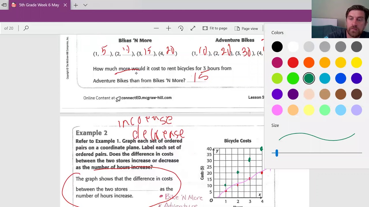 Week 6 Math pages 1-4 - YouTube