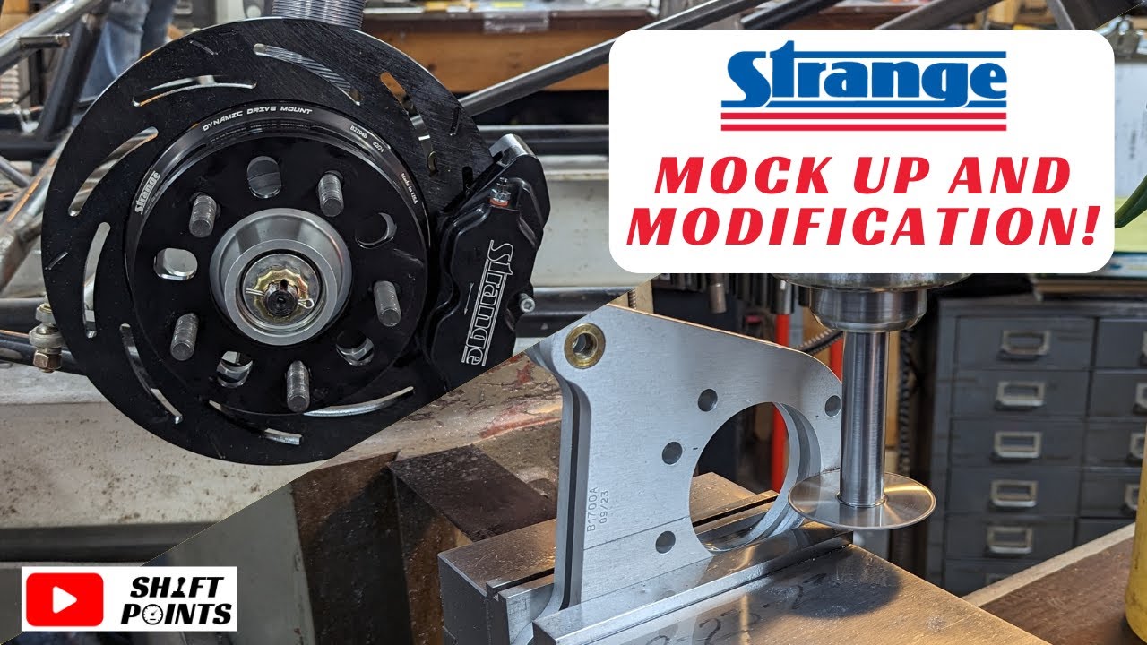 Strange Engineering Brake MOCK UP and MOD on our 1955 Chevrolet Bel Air ...