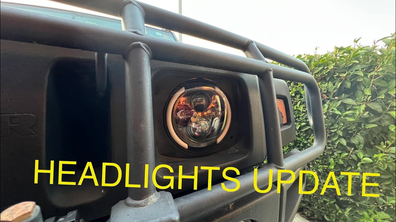 HUMMER H2 HEADLIGHTS UPDATE ALMOST 2 YEARS LATER - YouTube