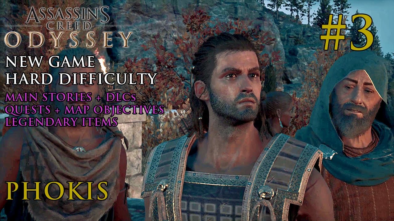 AC Odyssey Full Playthrough - New Game (Lv.1 to Lv.82) - Hard - #3 ...