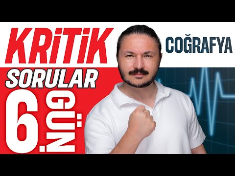 TYT Coğrafya kritik konular kampı | 2026 - 2027 | 12 GÜNDE (GÜN6 İç kuvvetler soru çözüm)