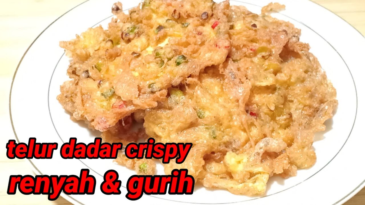 CARA MEMBUAT TELUR DADAR CRISPY - YouTube