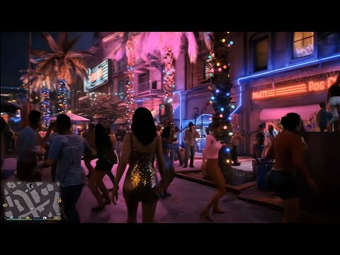 GTA 6 LEAKED SECRET NEON PARTY WITH LUCIA! 