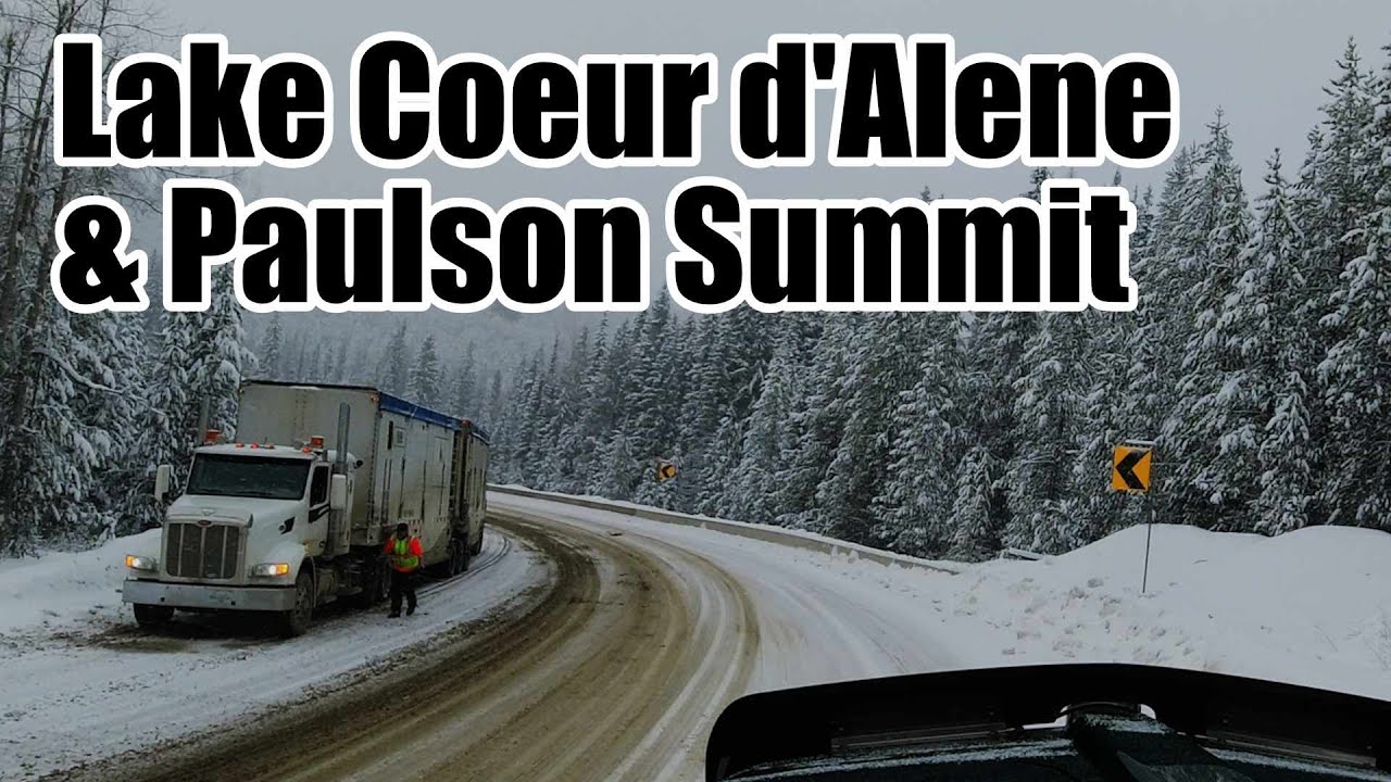 BONUS - Coeur d'Alene Lake and Paulson Summit - YouTube