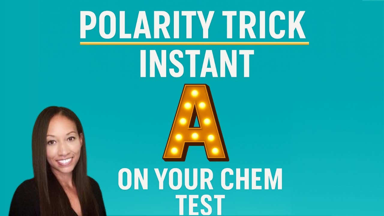 How to Tell If a Molecule is Polar or Nonpolar | Fast Polarity Rules ...