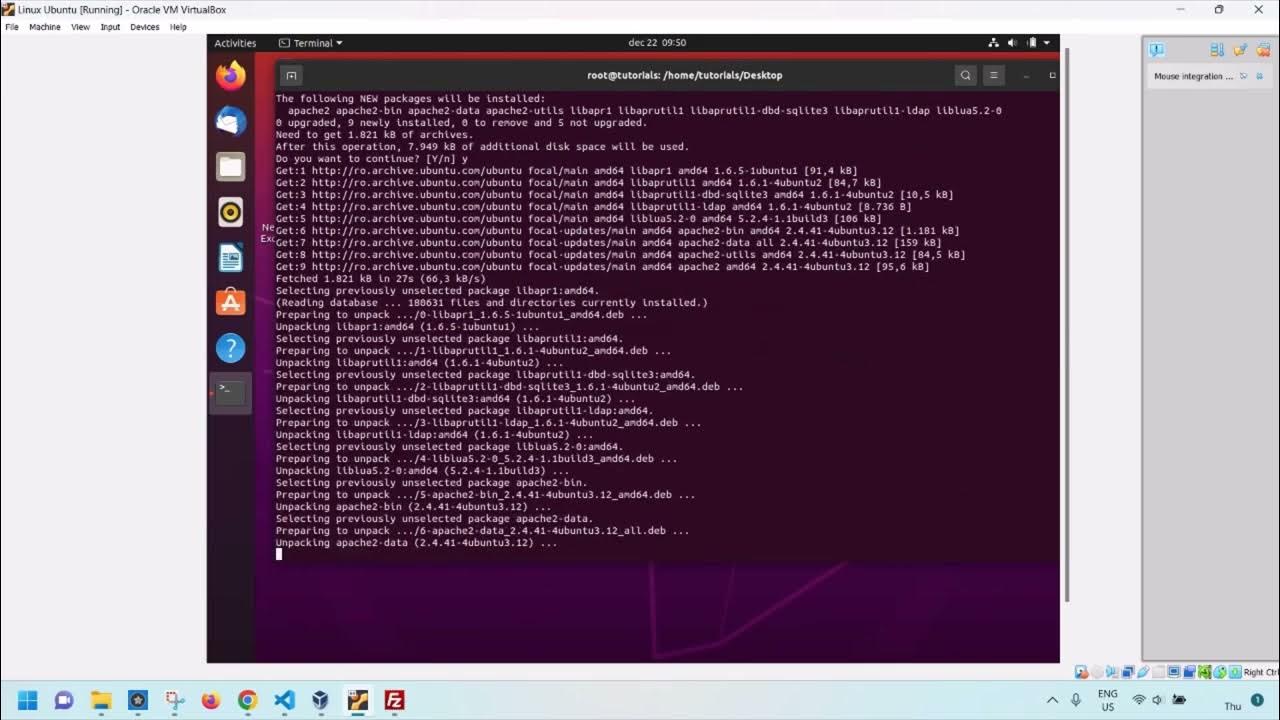 How to install apache on Ubuntu Linux - YouTube