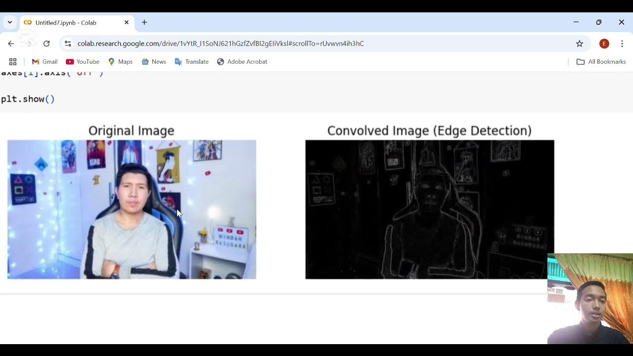 Konvolusi Citra Dengan Google Colab - YouTube