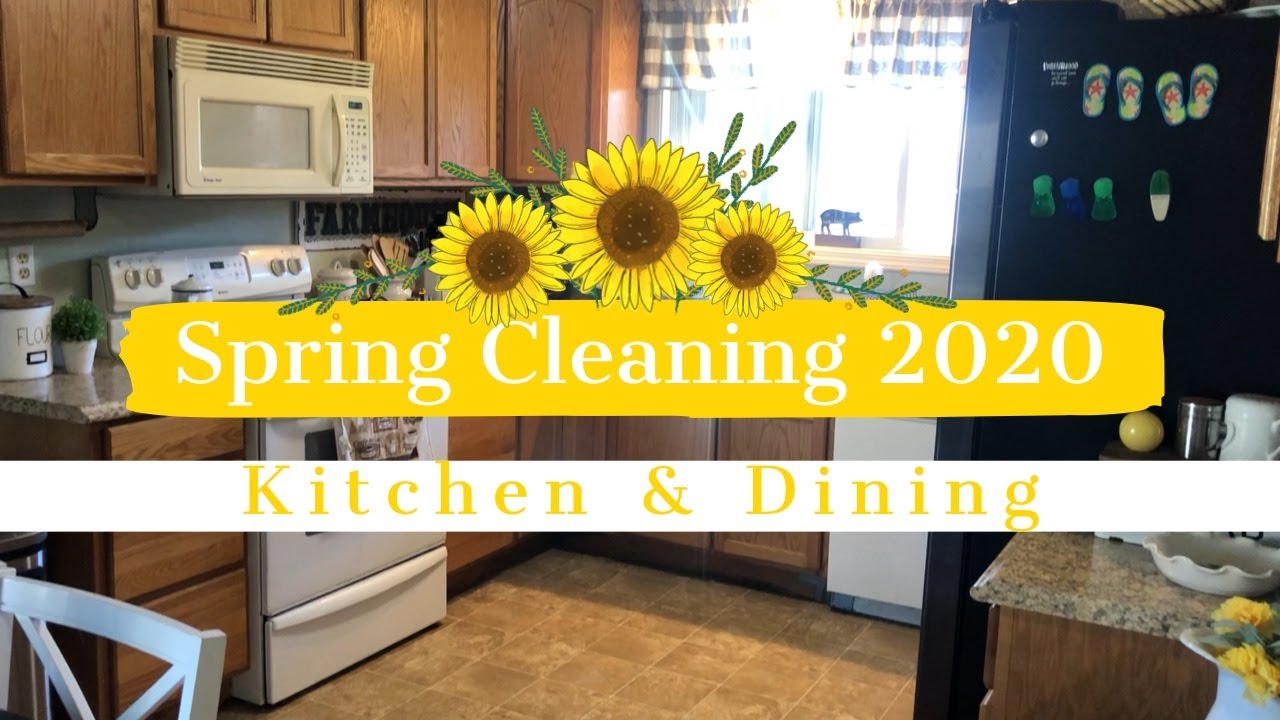 💛Spring Cleaning 2020 💛| Kitchen and Dining - YouTube