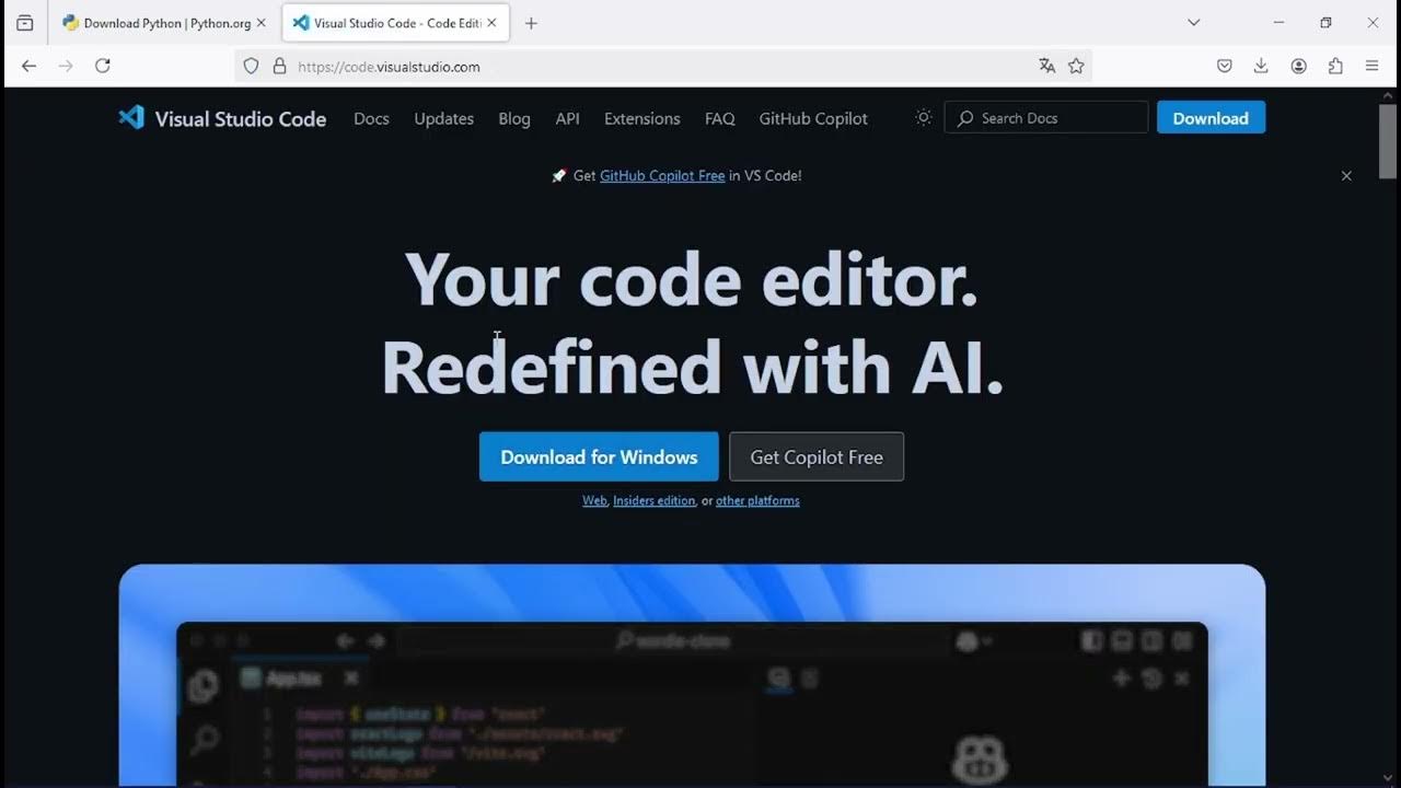 Instalando Python e VSCode Programação #1 - YouTube