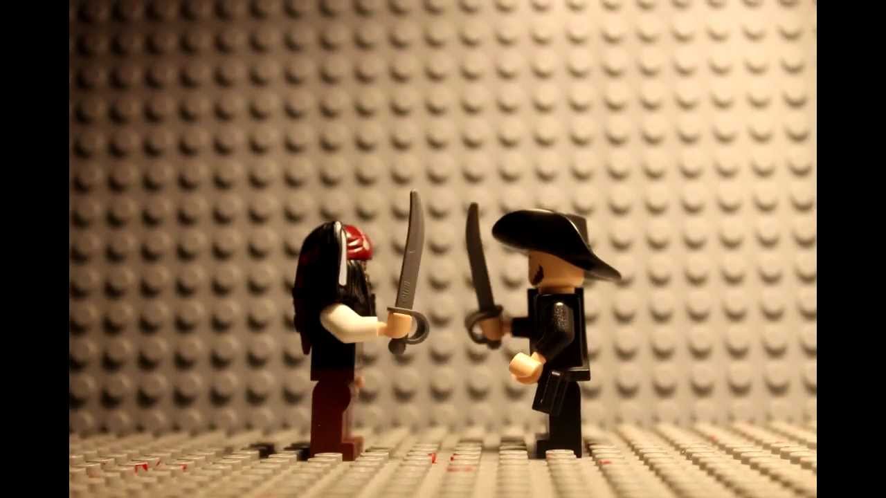 lego pirates of the caribbean jack sparo vs. barborssa - YouTube
