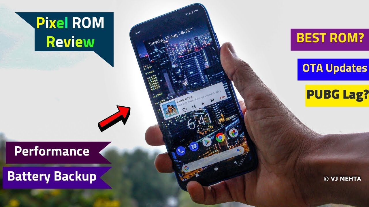 Pixel ROM REVIEW 😍 ft.Redmi Note 7 PRO | Best ROM For Redmi Note7/7 Pro... | Pixel ROM AOSP ...