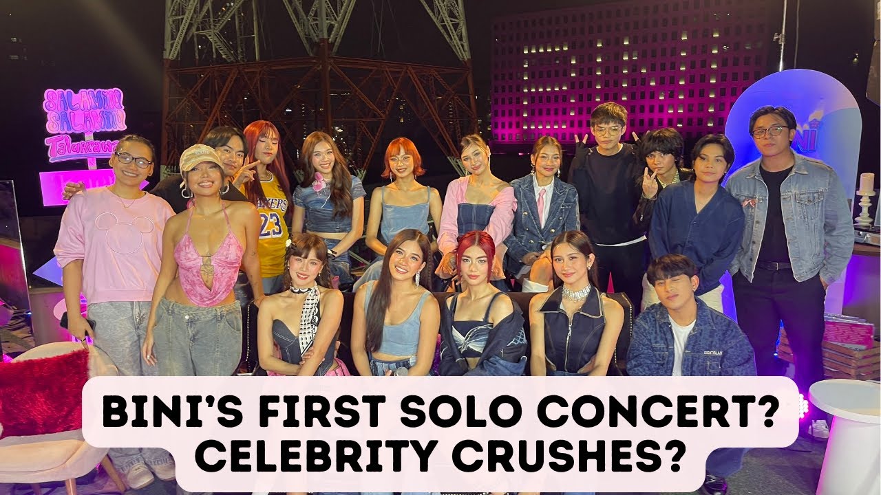 BINI's First Ever Solo Concert and Celebrity Crushes - YouTube