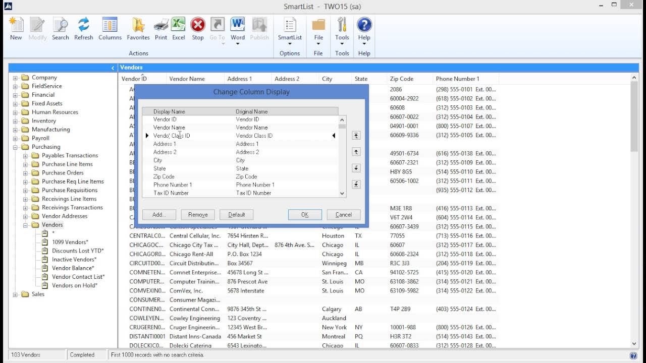 MS Dynamics GP - SmartLists - YouTube