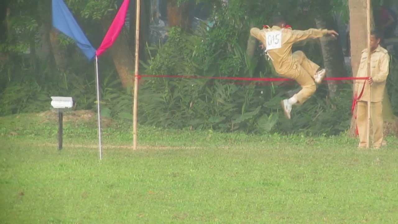 Cadet's funny high Jump - YouTube