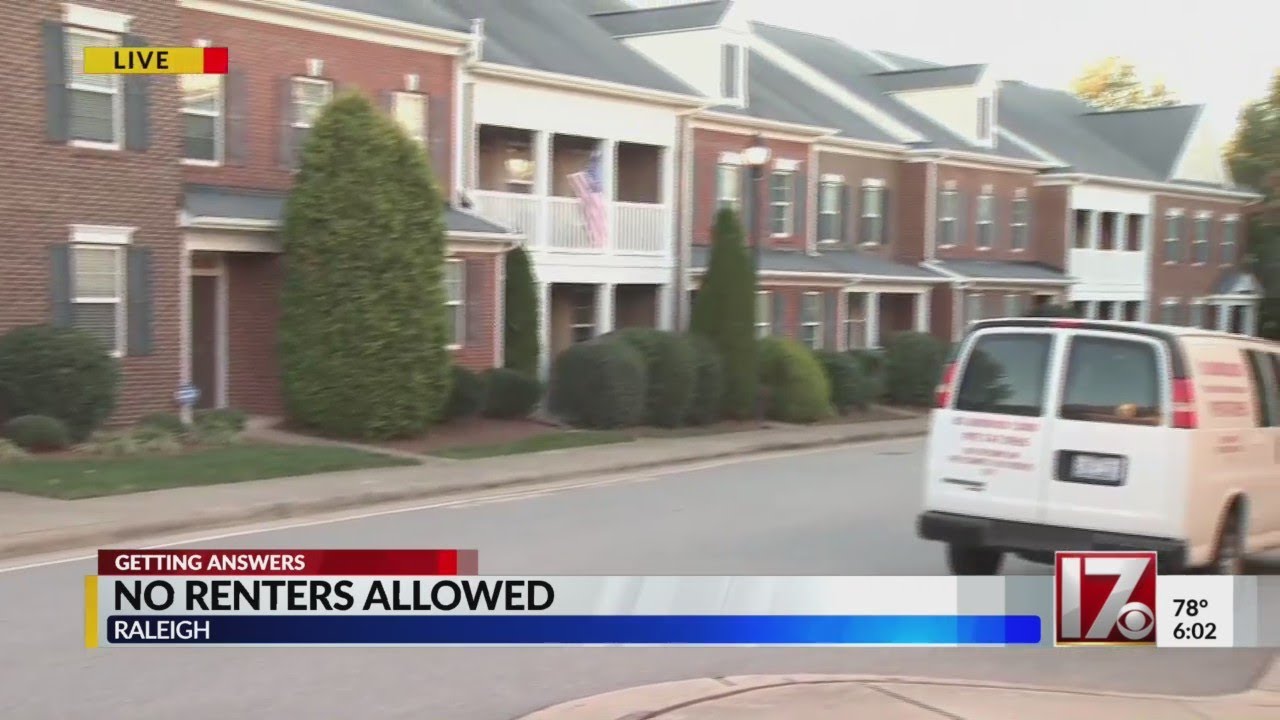 No renters allowed: Raleigh HOA's rule would force out about 180 ...
