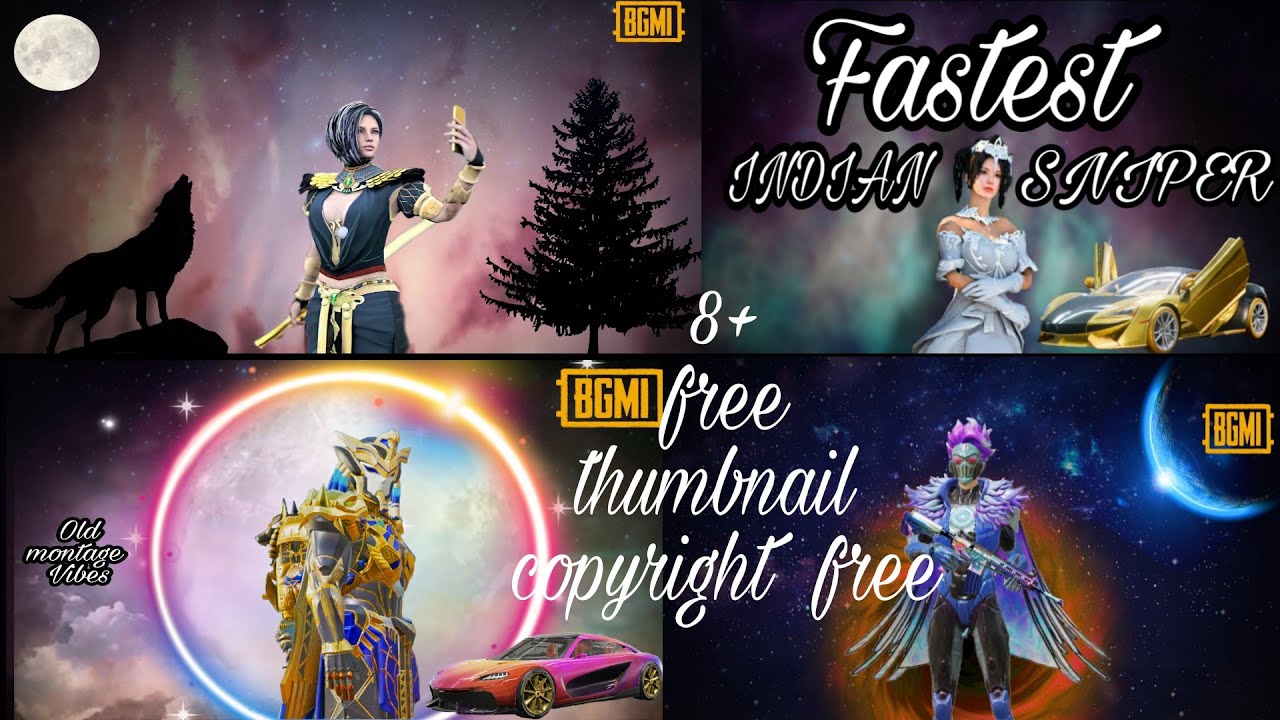 Copyright Free BGMI Thumbnails | Free To Use Thumbnail | Top 8+ Bgmi ...