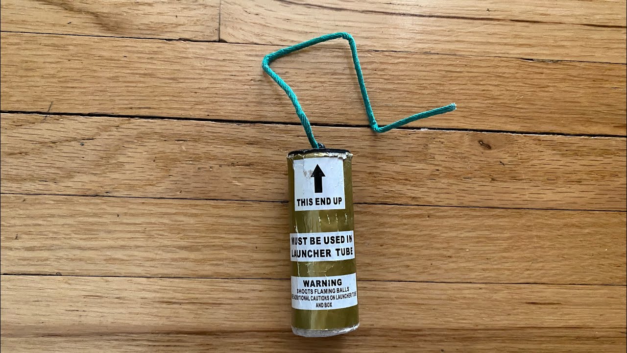 LOUD MINI SALUTE CANISTER SHELL “G.S” - YouTube