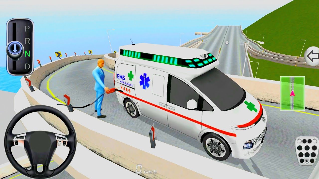 ambulance covered when the racing highway road Android gameplay # ...