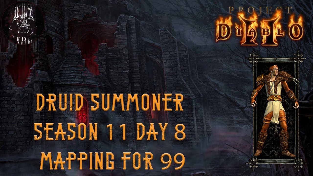 Project Diablo 2 Season 11 Day 8 - Running Maps for Level 99 - YouTube