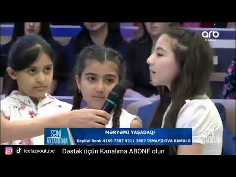 Dayım qızı Zərifə bir çox sargirdleri qarşı nümunəvi hərəkət etdi.❤️