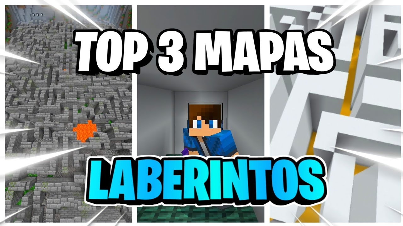 😱TOP 3 MAPAS DE LABERINTOS PARA MINECRAFT PE - YouTube