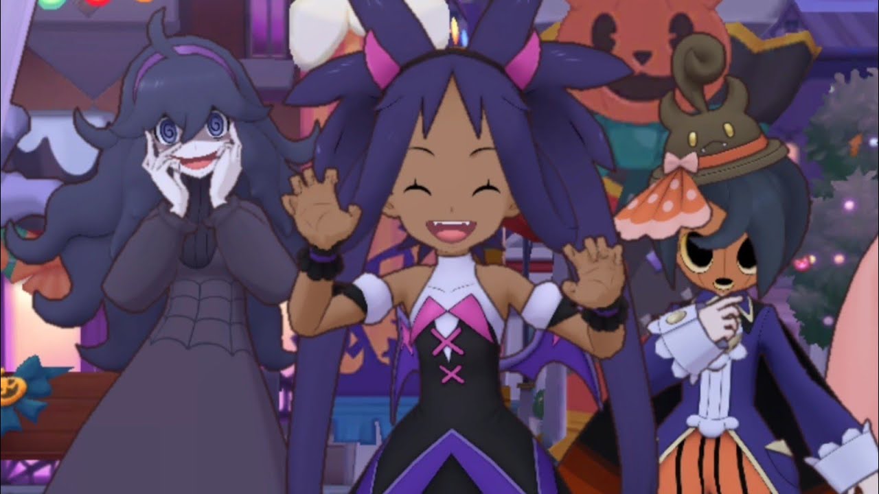 Pokemon Masters EX: Helena The Hex Maniac Celebrates Halloween - YouTube