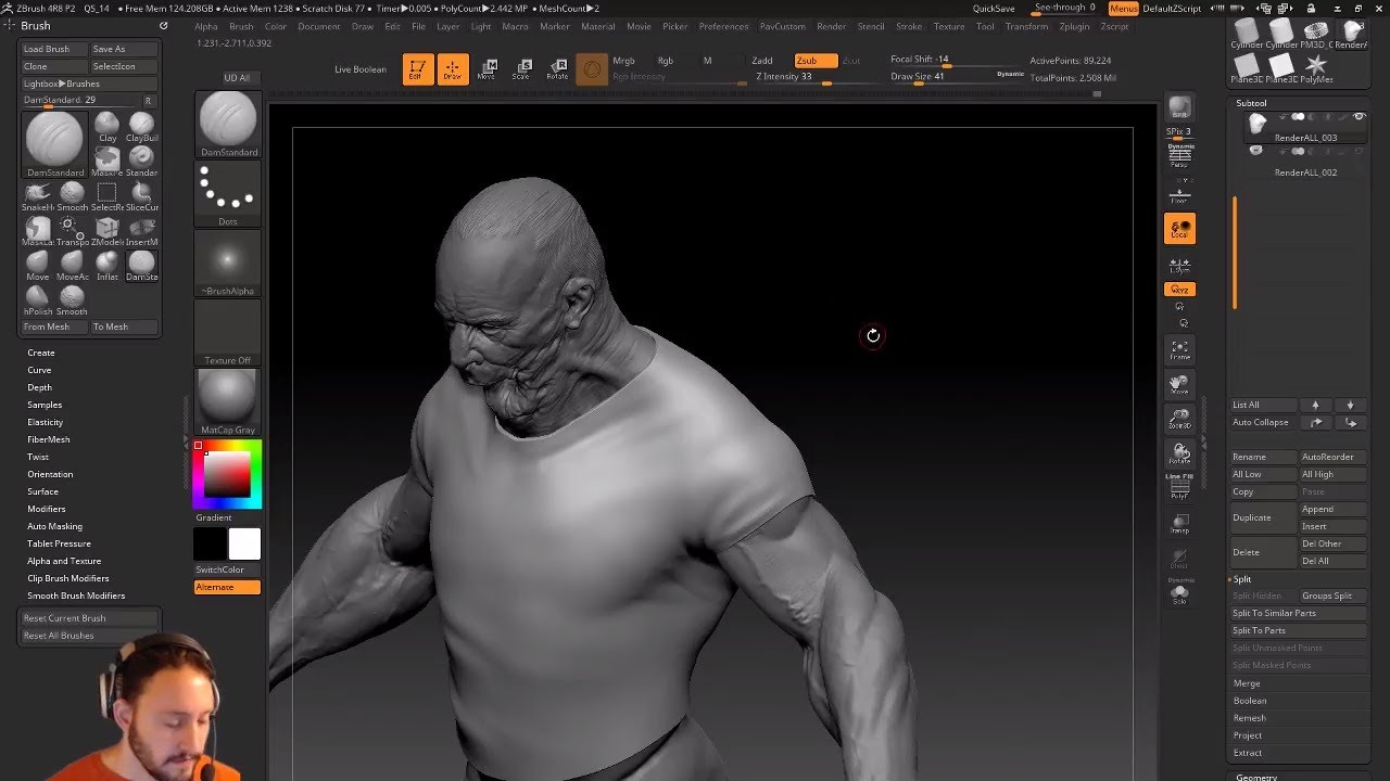 PavWork 21: Quick ZBrush Shirt - YouTube